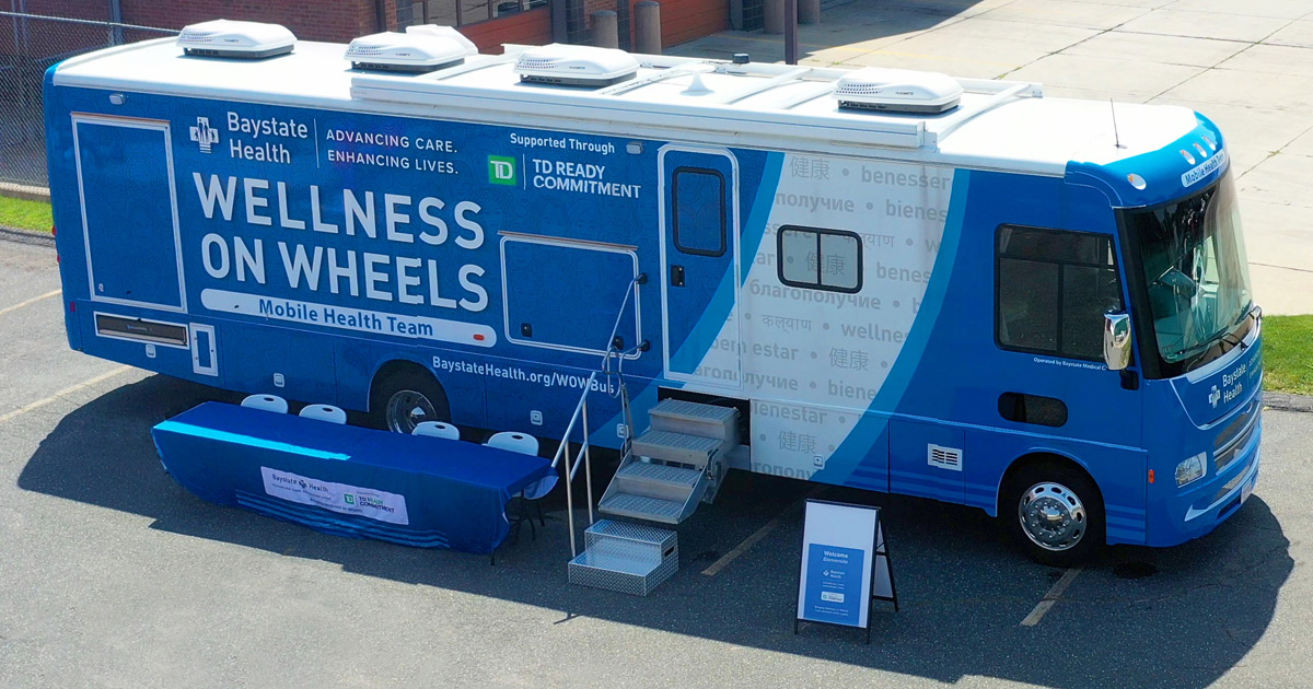 TD Bank – Baystate Health Wellness on Wheels Bus